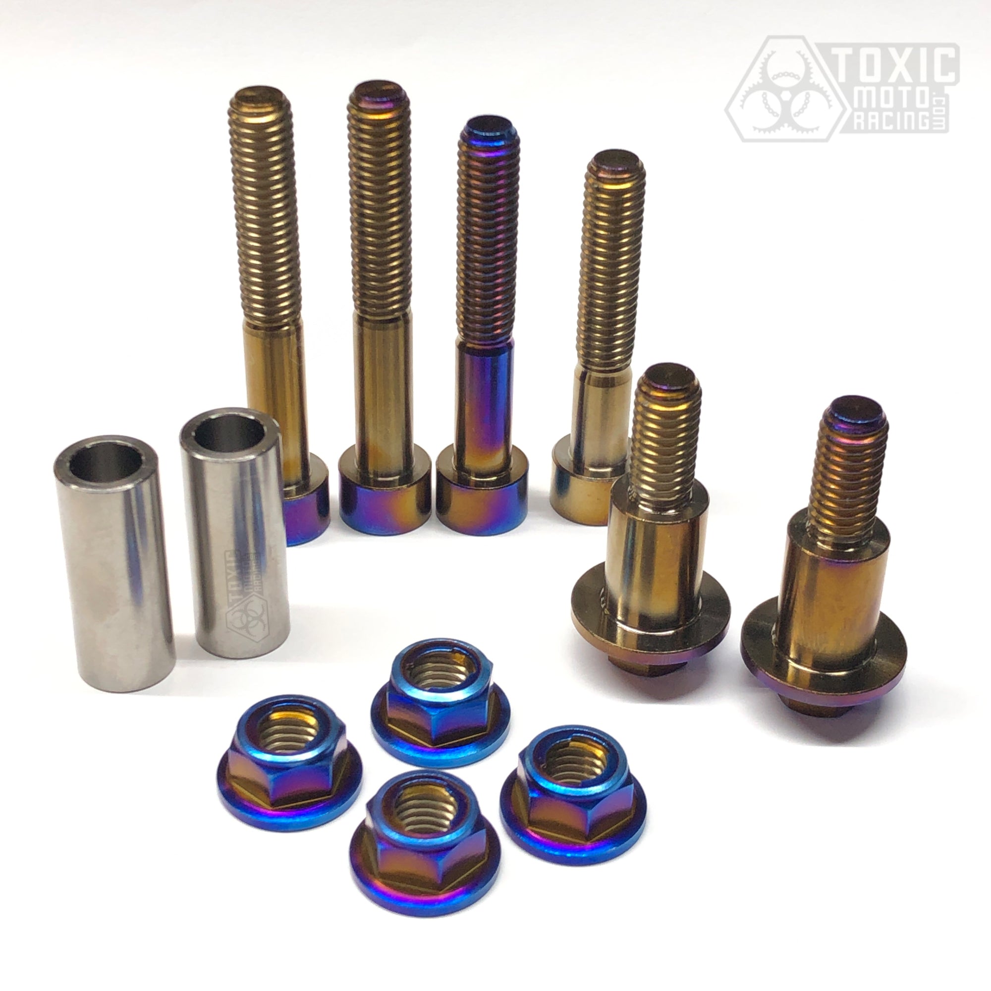 Warp9 Surron Titanium Rear Suspension Bolts & Bushings – Toxic Moto Racing